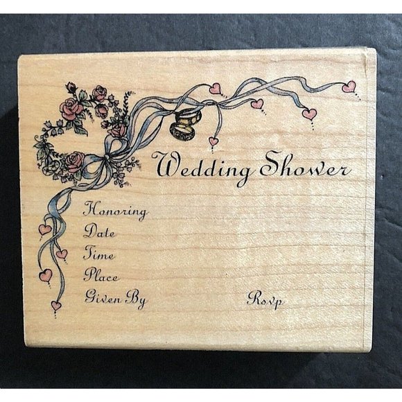 Inkadinkado | Office | Inkadinkado Rubber Stamp Wedding Shower ...
